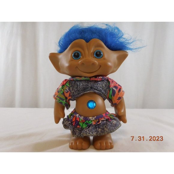 ace | Toys | Ace Troll Doll Wish Stone Belly Gem Jewel Vintage Treasure ...